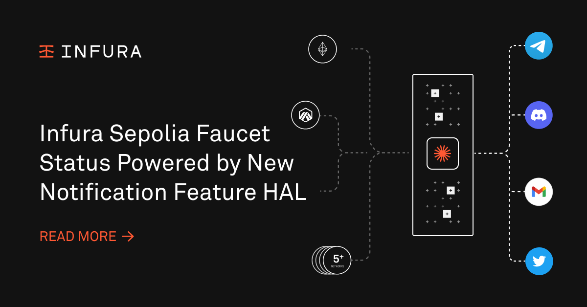 Infura Sepolia Faucet Status Powered by HAL